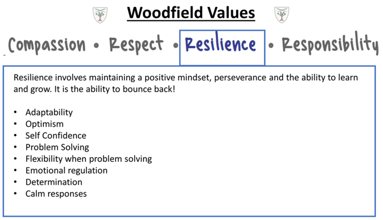 Values & Ethos | Woodfield Academy